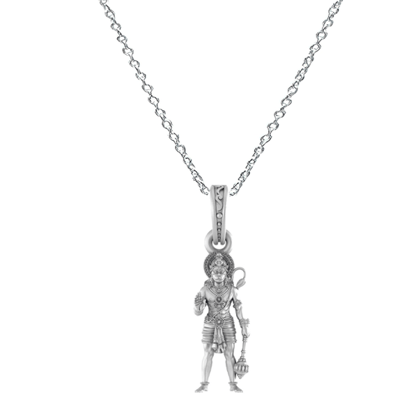God Hanuman Chain Pendant (Pendant with Anchor Chain- 22 inches) for ...